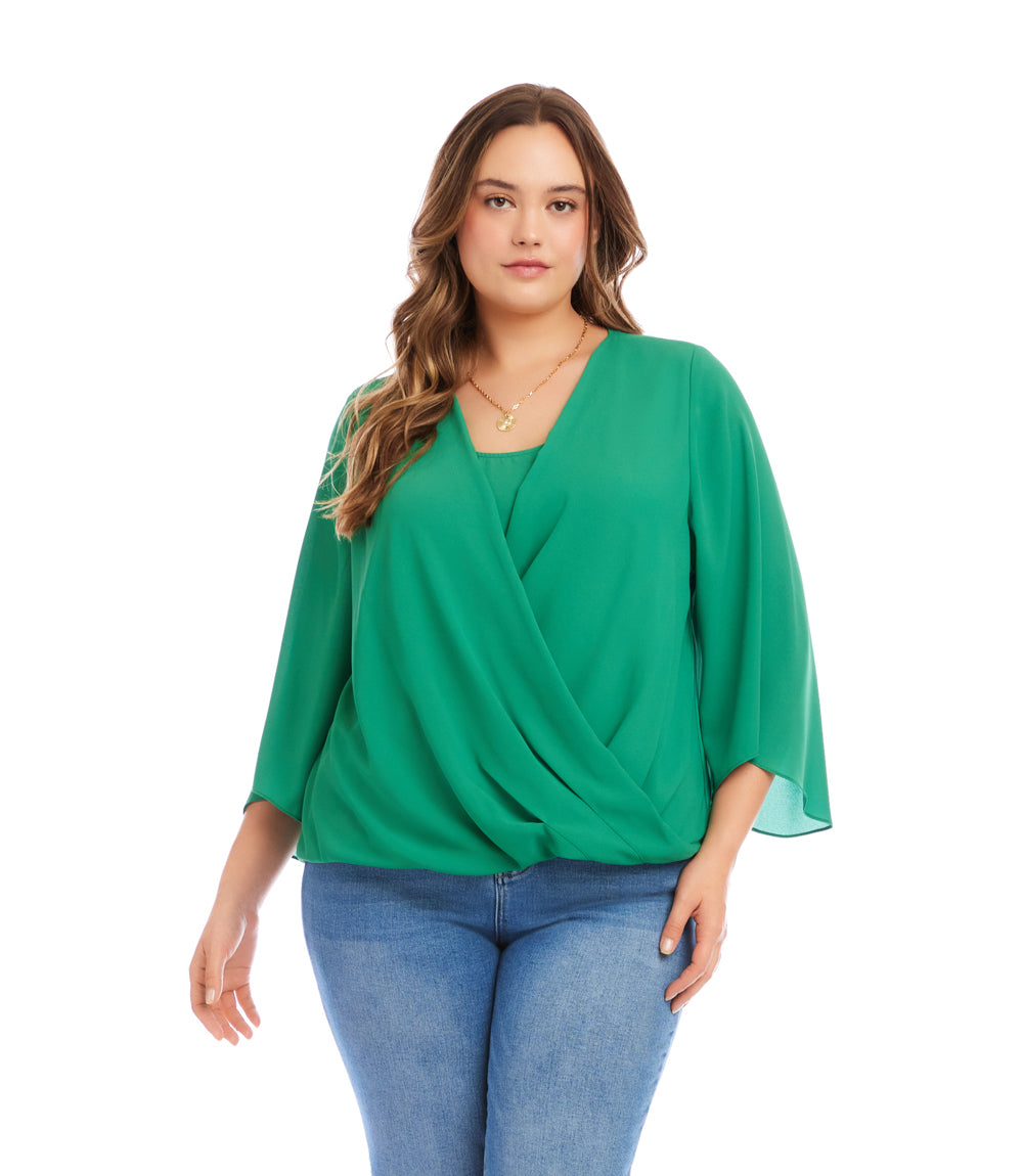 flattering blouses for plus size