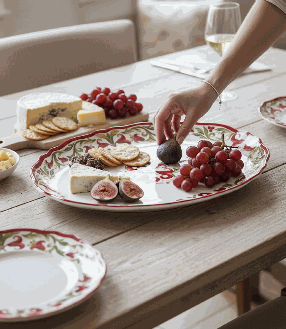 Melamine Roma Serving Platter - Stylish Italian-Inspired Dinnerware ...