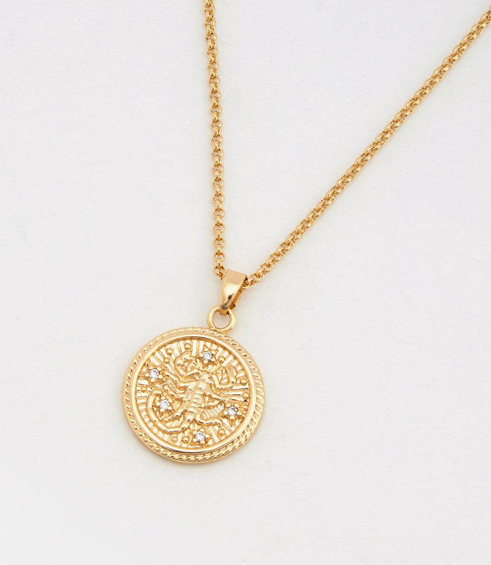 Scorpio Scorpio Coin Necklace | Karen Kane