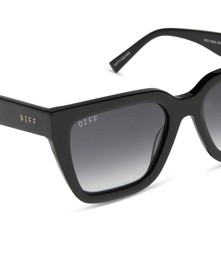 Black DIFF Amara Sunglasses | Karen Kane